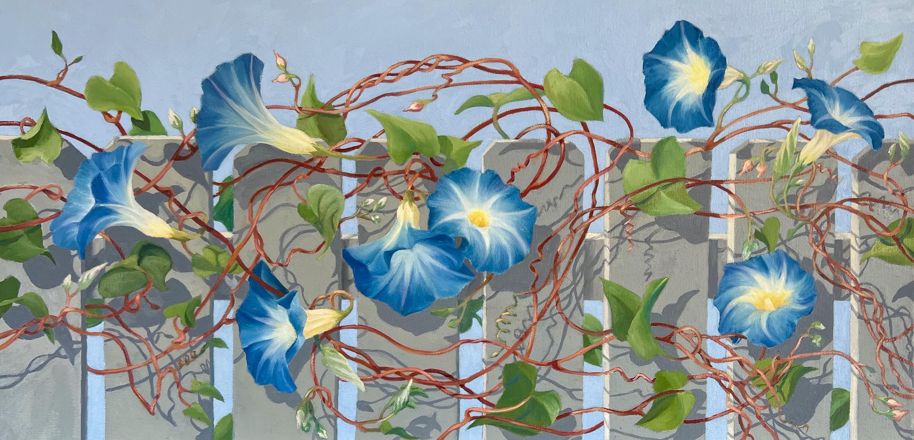 Morning Glory Oil Painting - Etsy