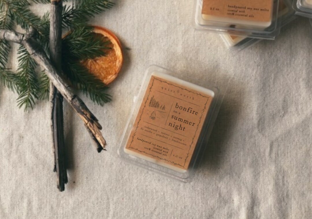 Bonfire on a Summer Night | Essential Oil Wax Melts | All-natural Soy ...