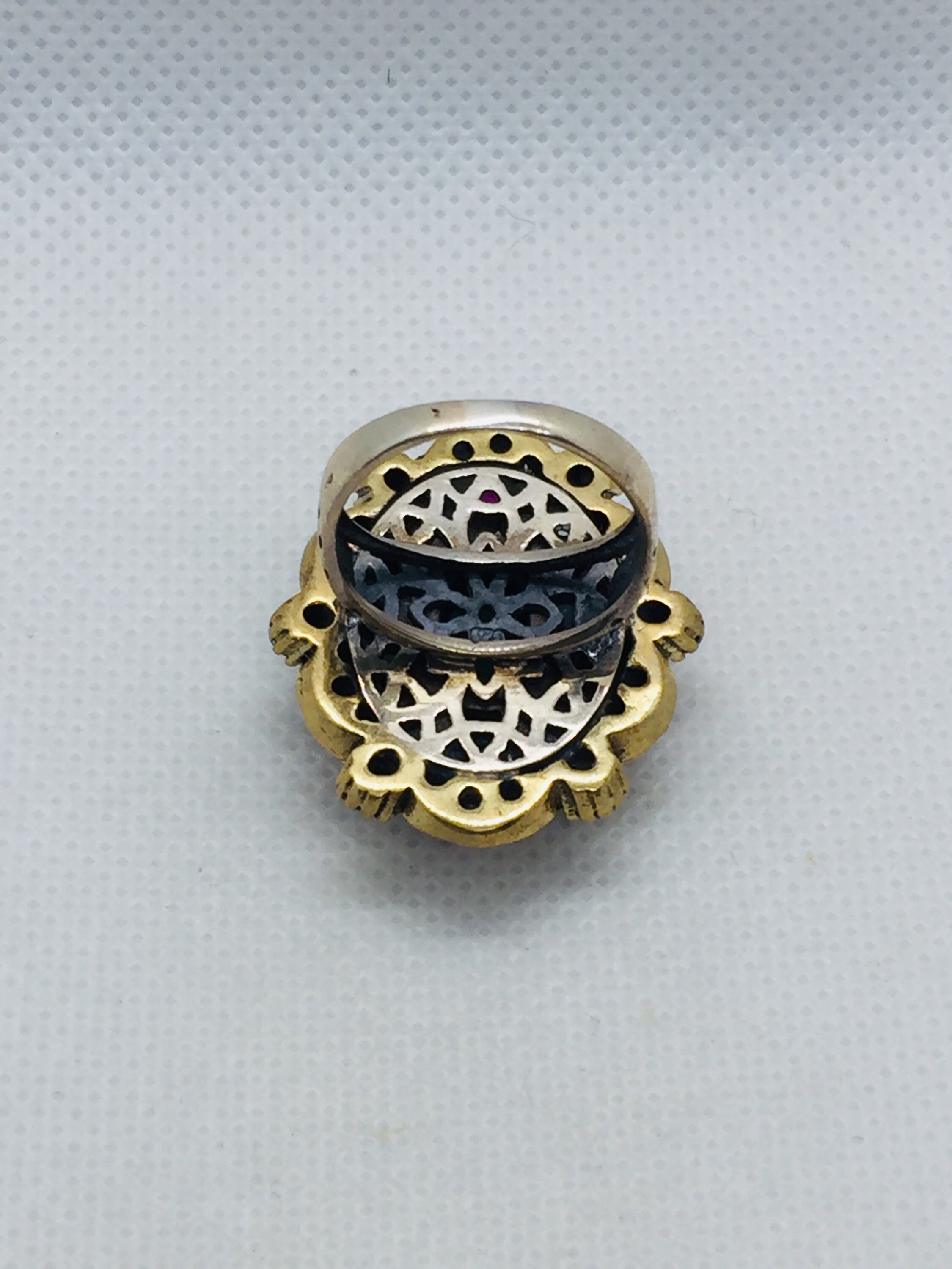 Authentic Ottoman Style Ring 925 Silver Sterling Ring Multi - Etsy UK