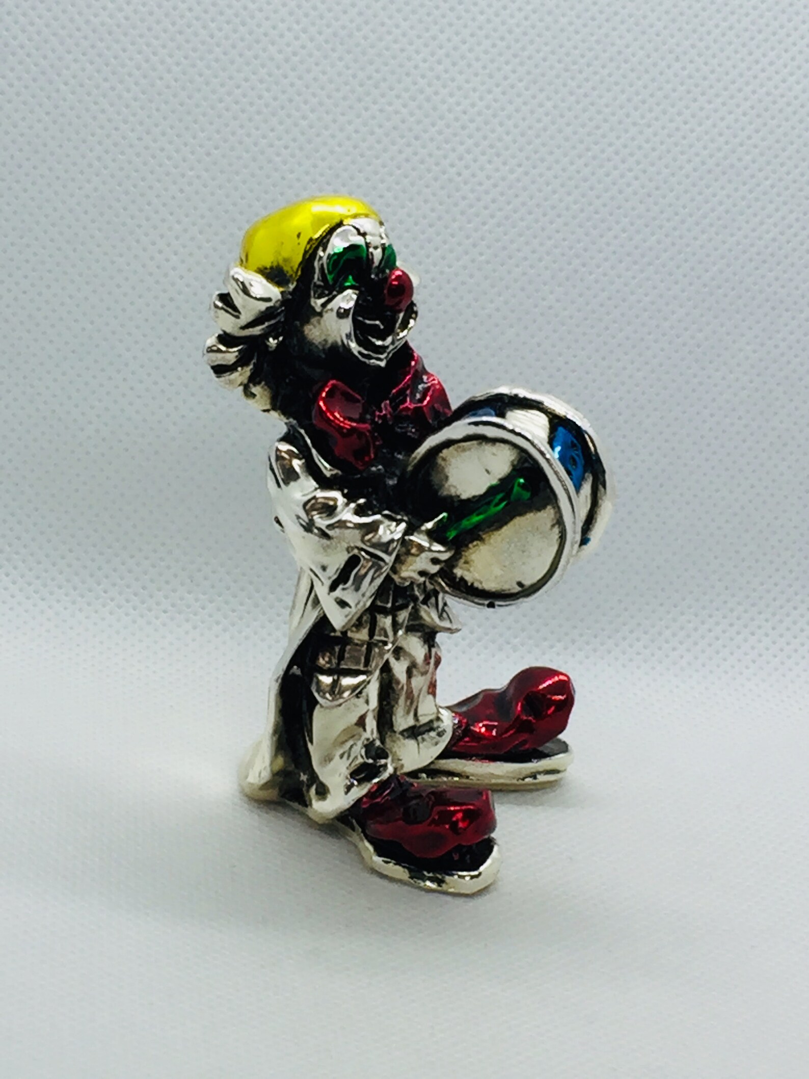 925 Sterling Silver Clown Figurine solid silver Clown | Etsy