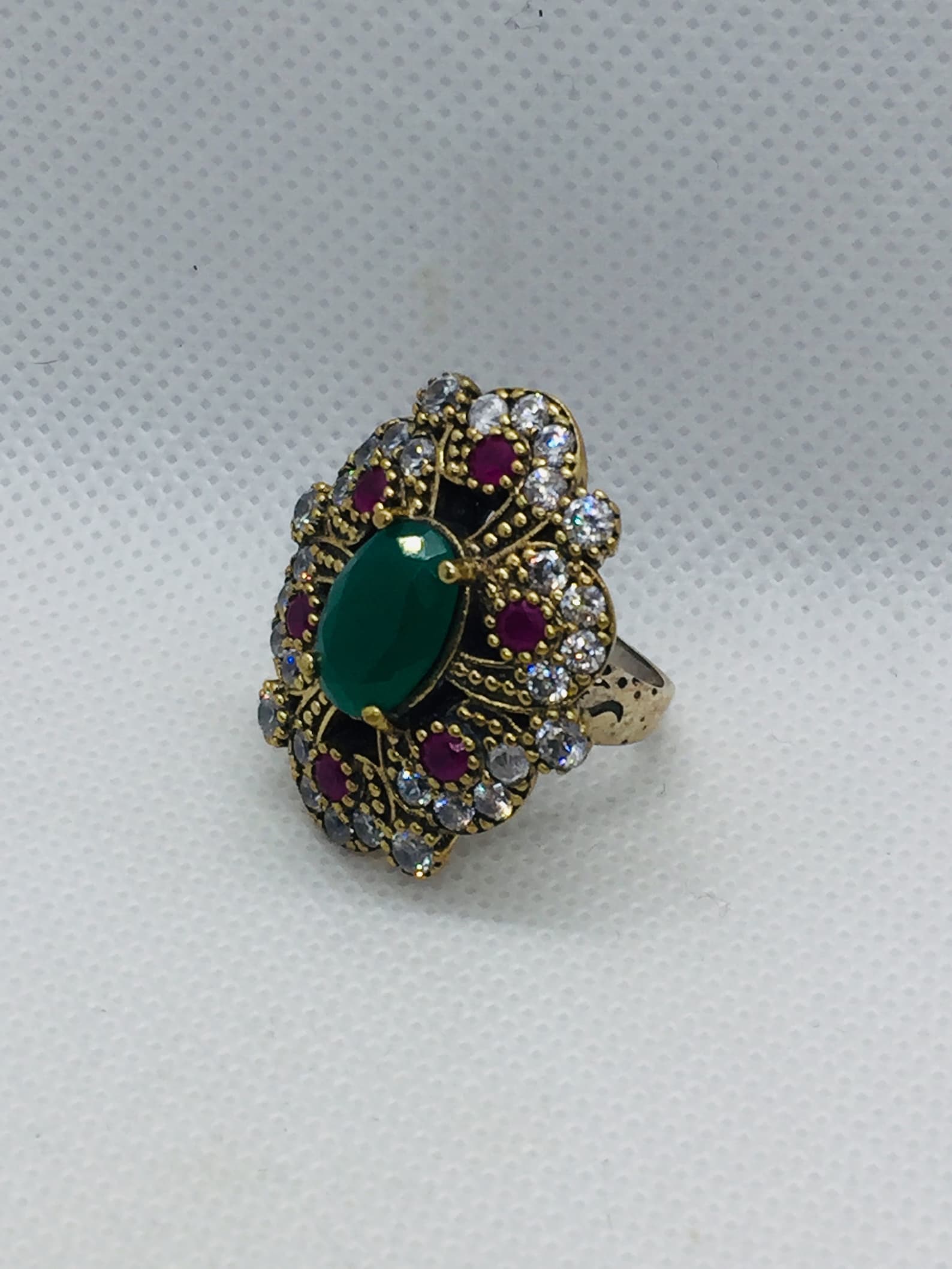 Authentic Ottoman Style Ring 925 Silver Sterling Ring Multi - Etsy