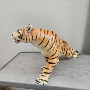 Art Deco Porcelain Tiger by Royal Dux Czechoslovakia 1925 - Etsy
