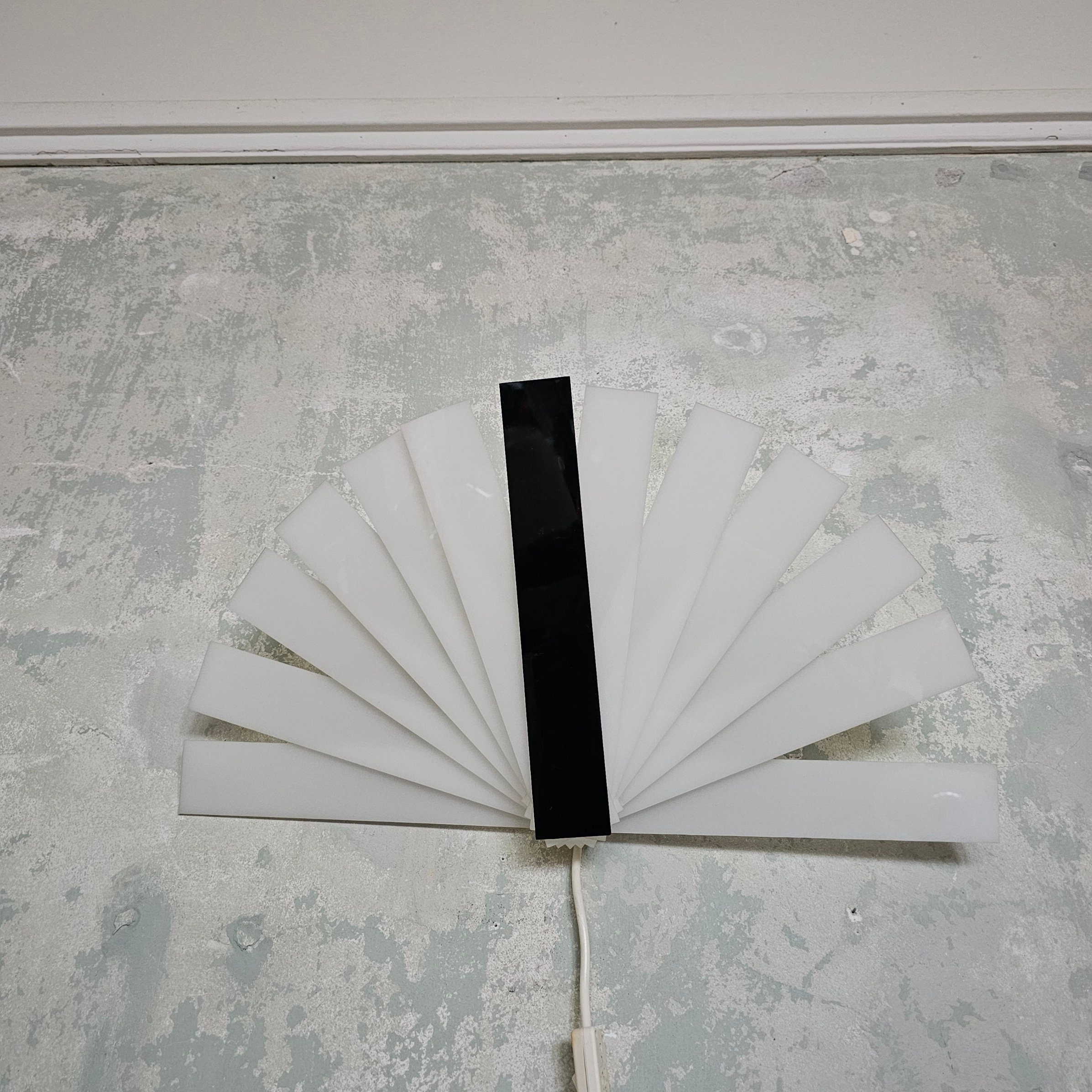 80s Vintage Plug in Sconce Wall Light Fan / MAWA Design Germany / Fan ...