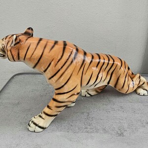 Art Deco Porcelain Tiger by Royal Dux Czechoslovakia 1925 - Etsy