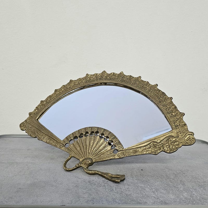 Fan Shaped Mirror - Etsy UK