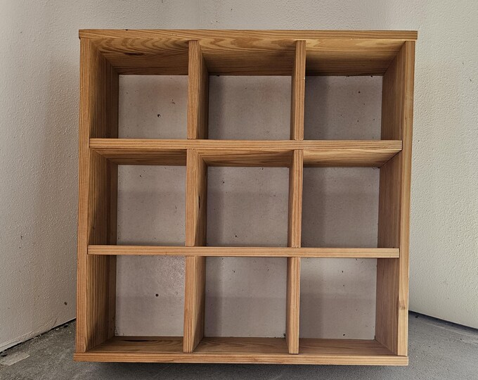 Wooden Square Wall Storage / Farmhouse Mug Display - Etsy