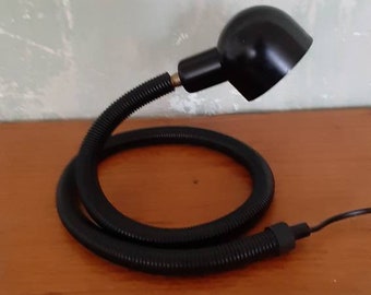 JULIETTE Snake Desk Lamp With Red Coton Cable and Pear - Etsy