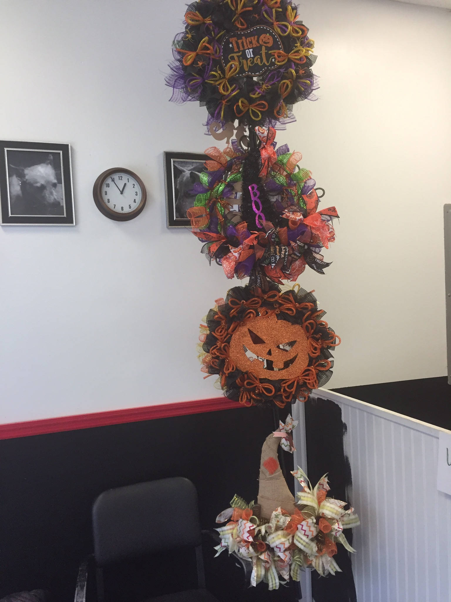 Wreaths for Front Door Halloween Fall Bengals - Etsy