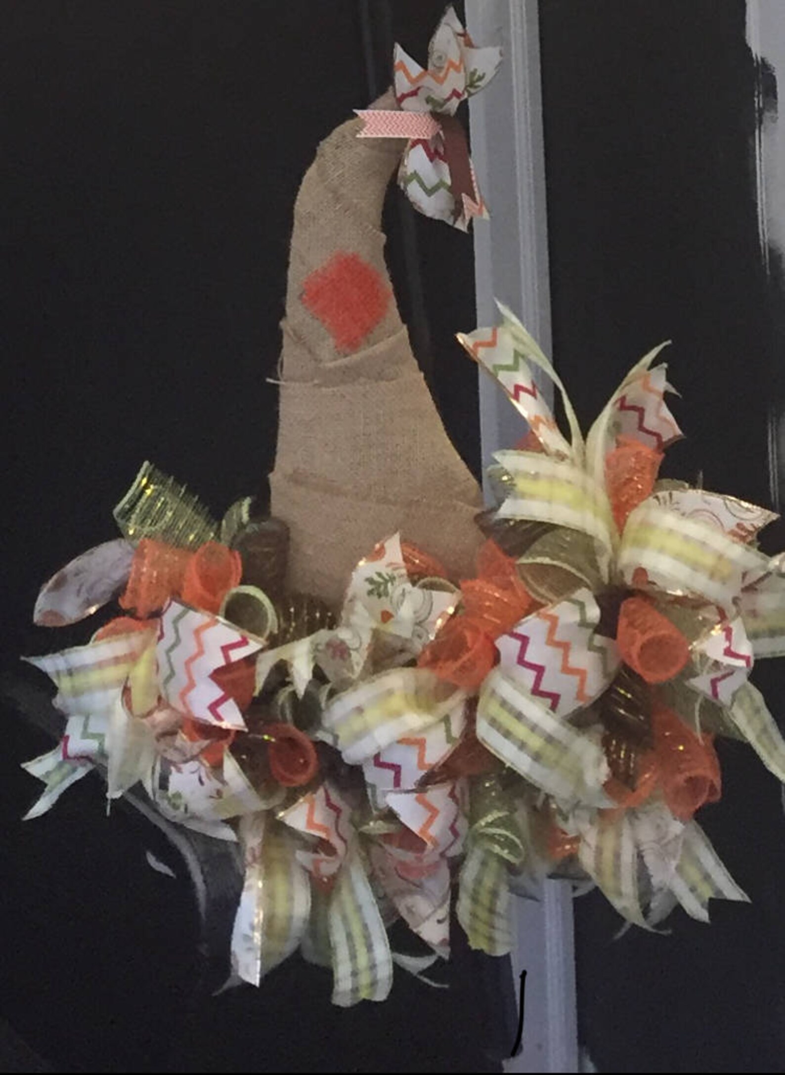 Wreaths for Front Door Halloween Fall Bengals - Etsy