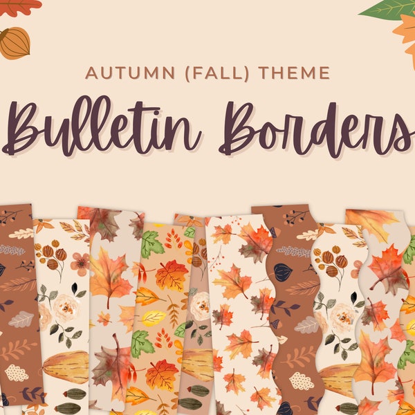 Fall Bulletin Board - Etsy