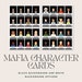 32x Printable Mafia Game Character Cards - Etsy