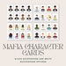 32x Printable Mafia Game Character Cards - Etsy