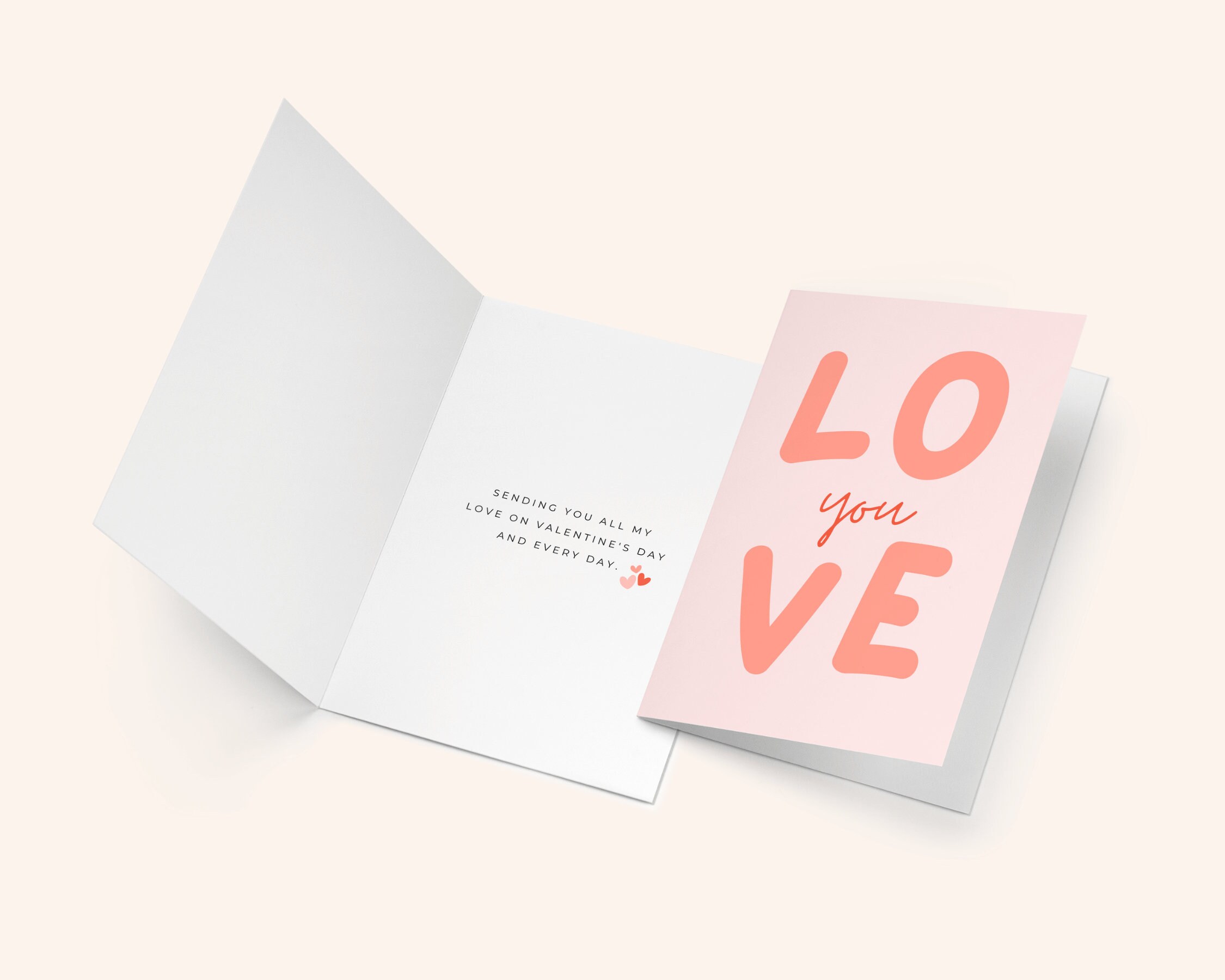 Love You | Sweet and Simple Valentine's Card | Digital Download ...