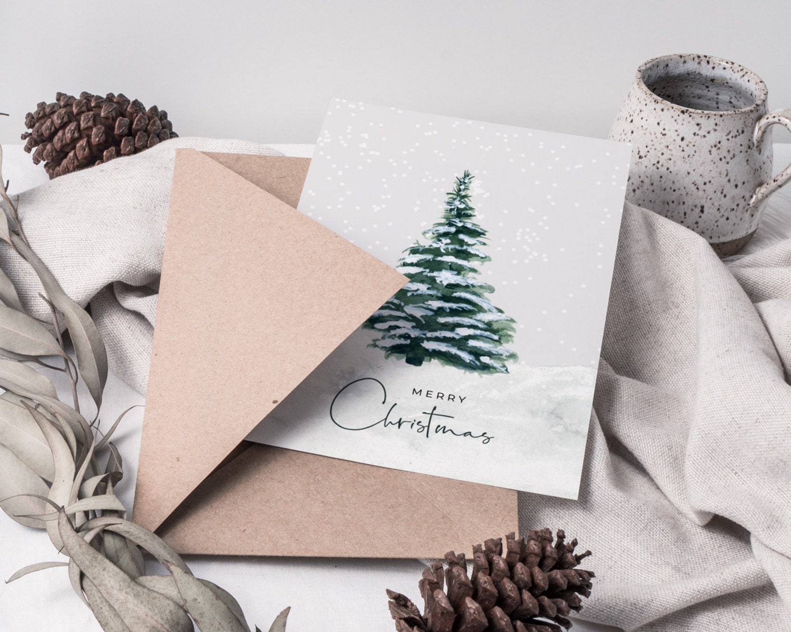 Christmas Tree Card Digital Download Printable - Etsy