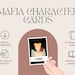 32x Printable Mafia Game Character Cards - Etsy