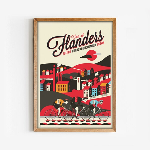 Cycling Print - Etsy