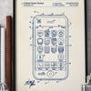 Cellular Phone Patent Print, Cell Phone Wall Art Poster - Etsy