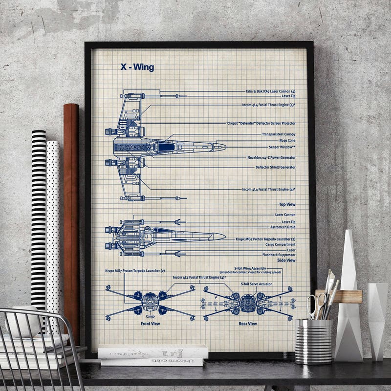 X Wing Fighter - Etsy