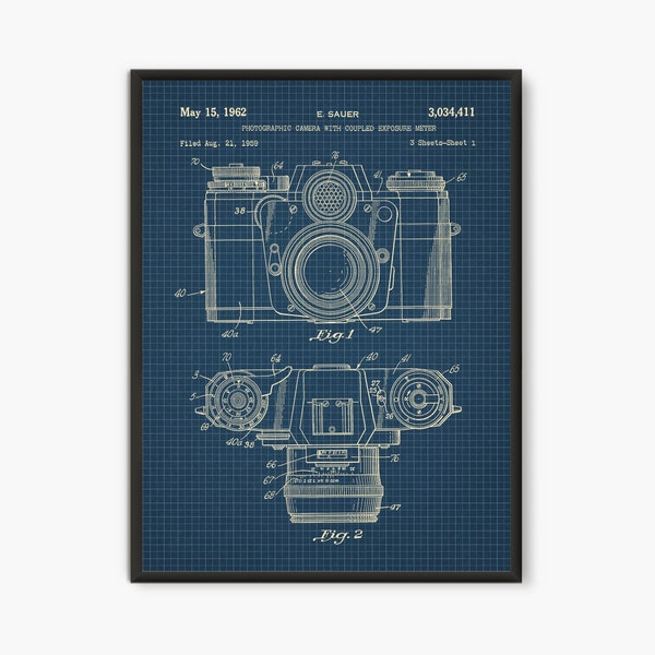 Vintage Camera Print - Etsy