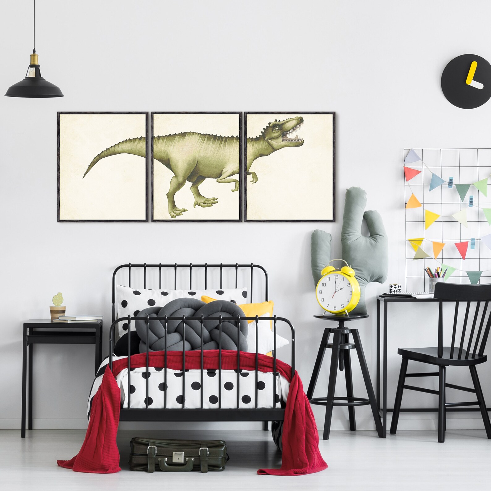 Tyrannosaurus Rex Dinosaur Wall Art T-rex T Rex Set of 3 | Etsy