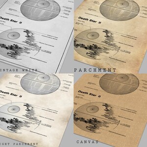 Death Star Poster, Death Star Print,star Wars Art, Darth Outline,star ...