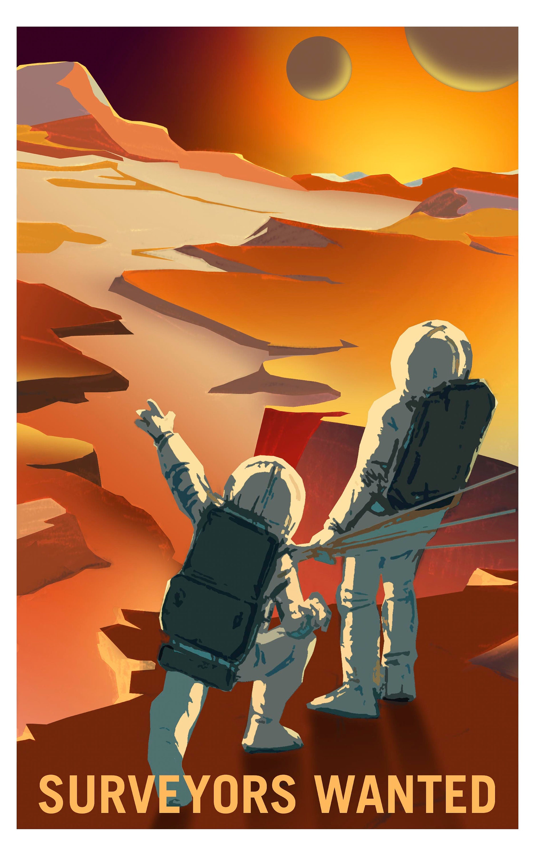 NASA Space Prints Retro Wall Art Space Travel Prints | Etsy