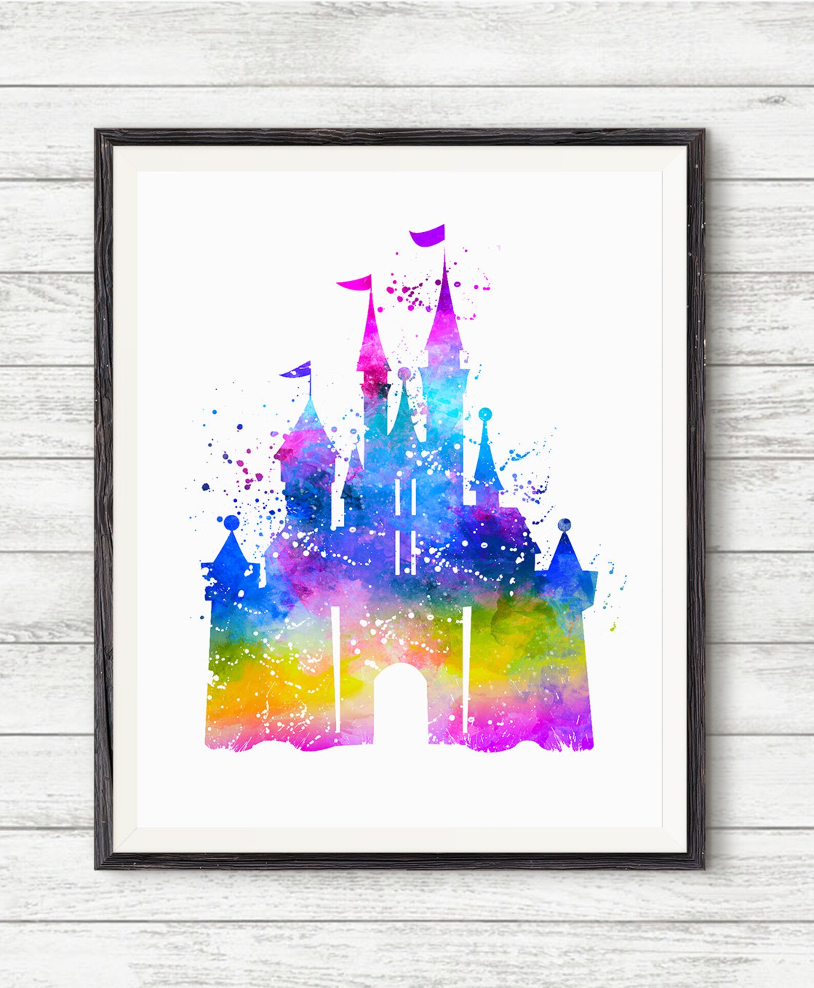 Disney Castle Watercolor Disney Castle Print Disney Gift | Etsy