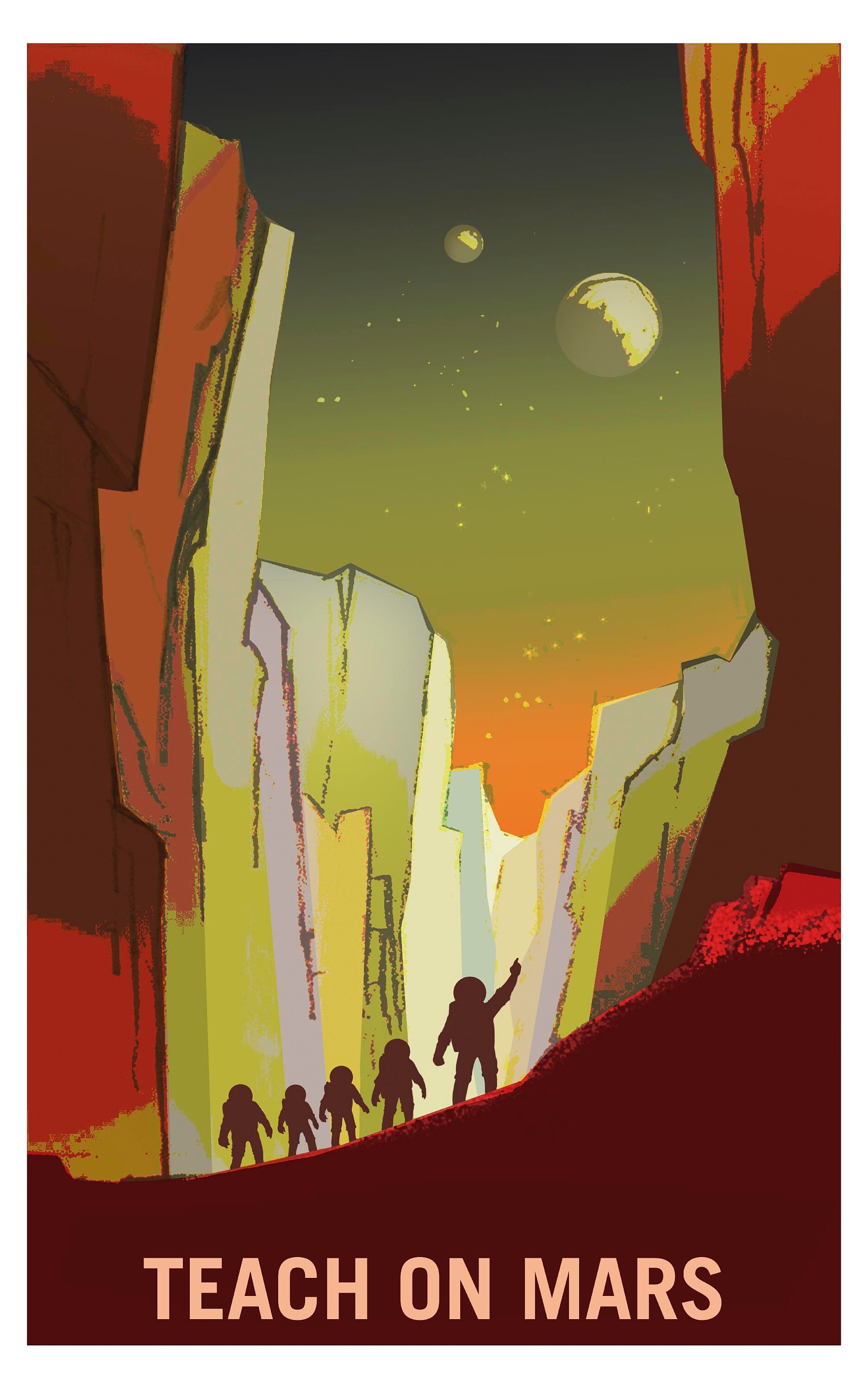 NASA Space Prints Retro Wall Art Space Travel Prints | Etsy