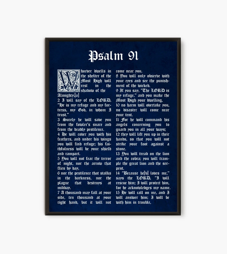 Psalm 91 - Etsy