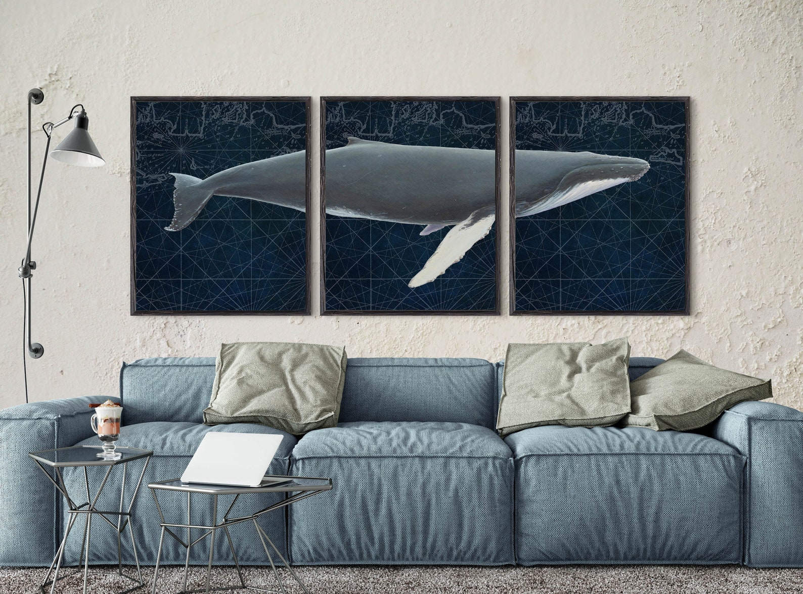 Humpback Whale Set of 3 Whale Decor Marine Biology | Etsy