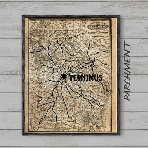 Walking Dead Terminus Sign