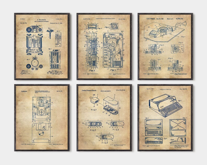 Computer Patent Computer Decor Computer Print Patent Decor - Etsy