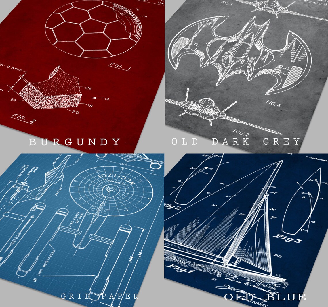 Star Wars Art Print Slave I Star Wars Grid Paperat at | Etsy