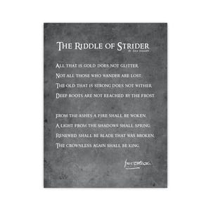 All That is Gold Does Not Glitter, JRR Tolkien, Quote, Home Decor - Etsy