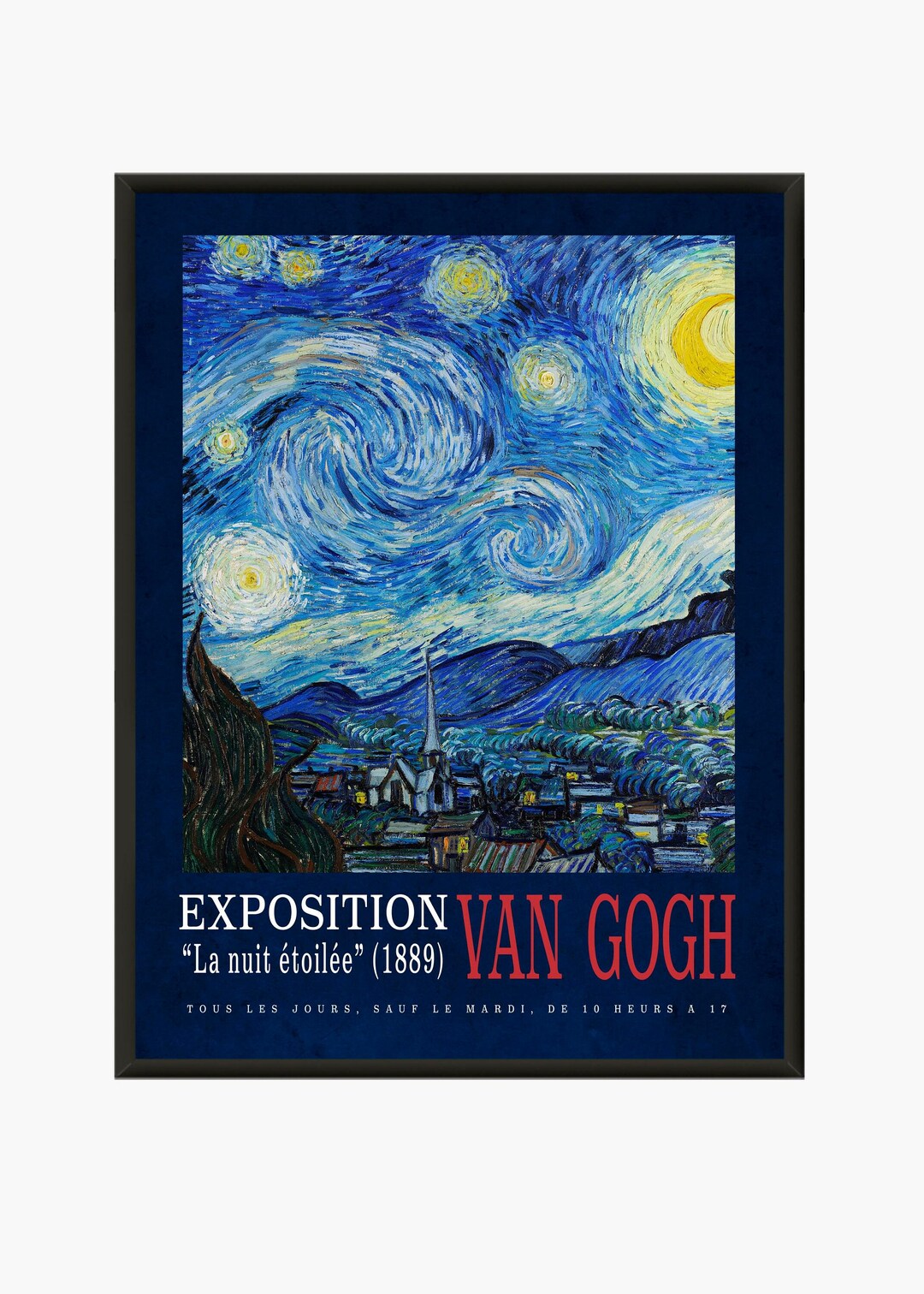 Van Gogh Poster 1899, Museum Poster, Van Gogh Art, Van Gogh Wall Art ...