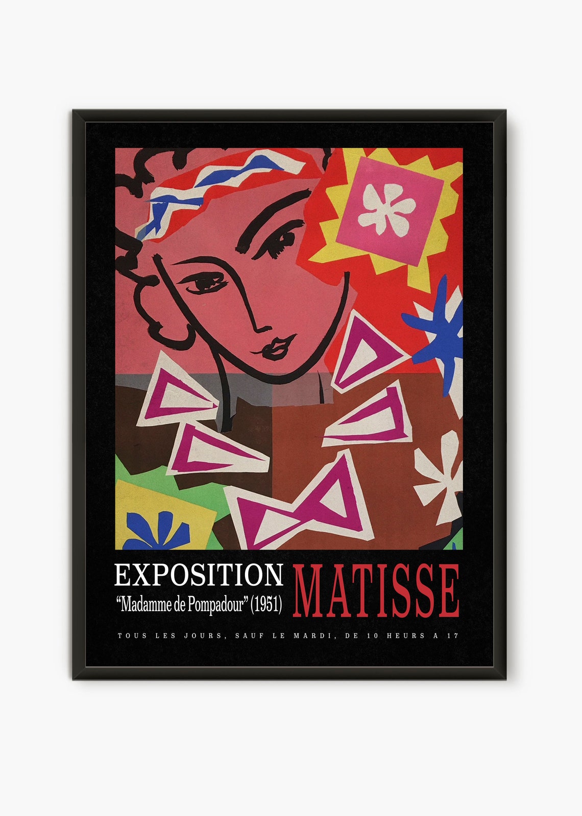 Matisse Poster 1951 Museum Poster Matisse art Matisse Wall | Etsy