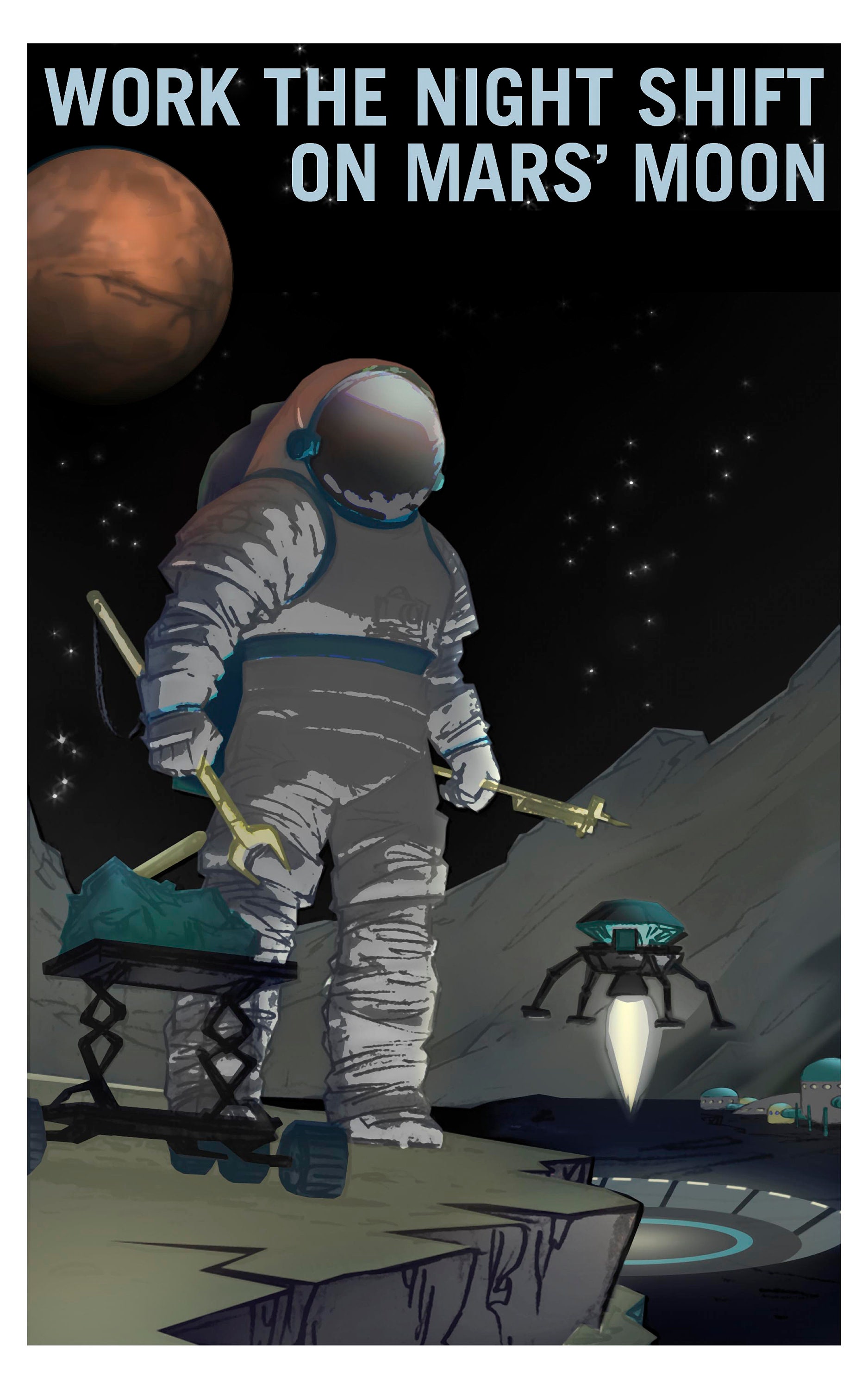 NASA Space Prints Retro Wall Art Space Travel Prints | Etsy