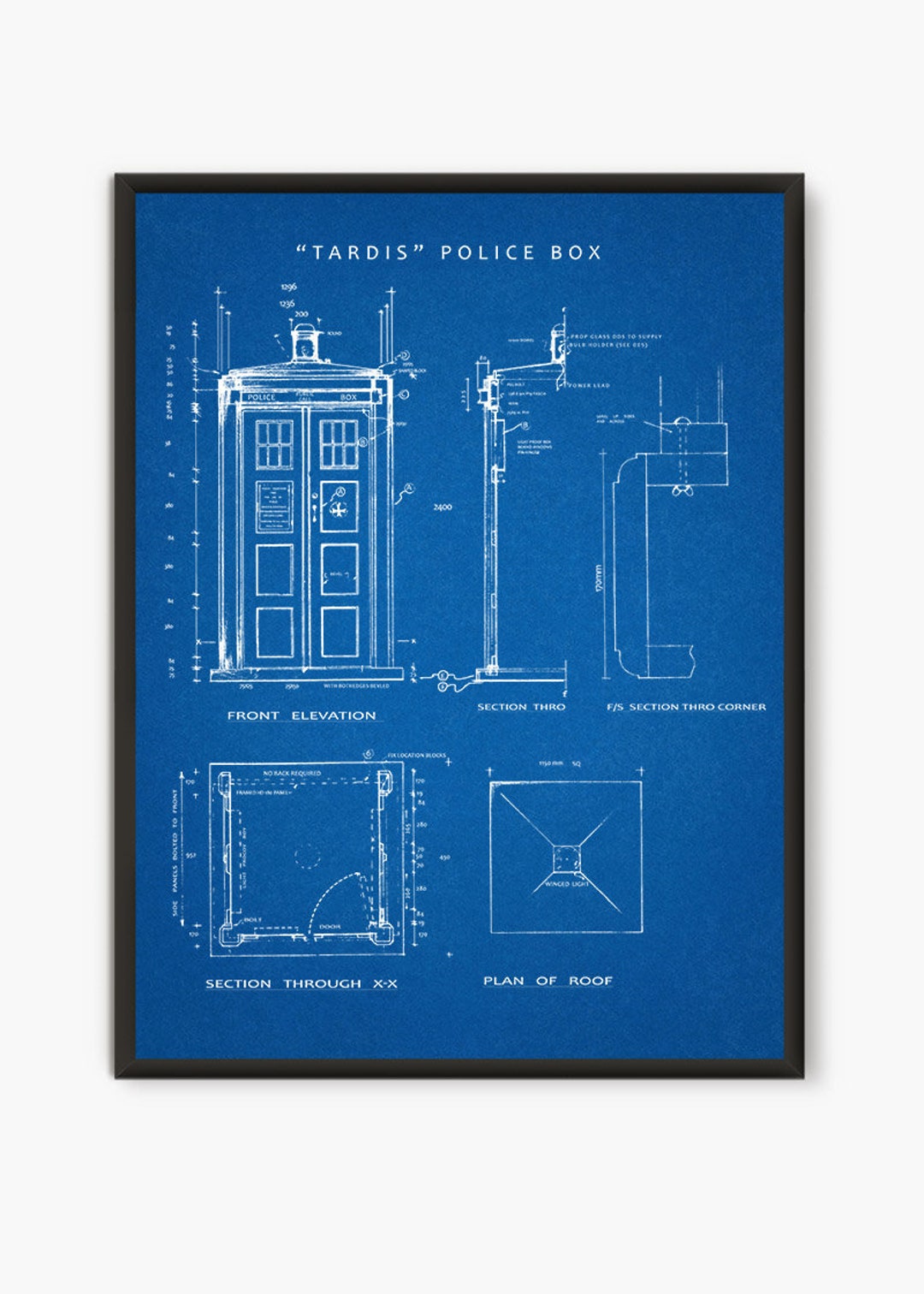 Dr. Who, Tardis Print - Etsy
