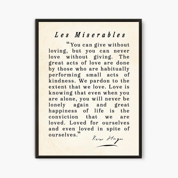 Les Miserables - Etsy
