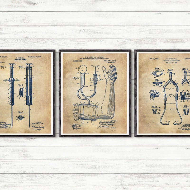 Vintage Medical Patents - Etsy