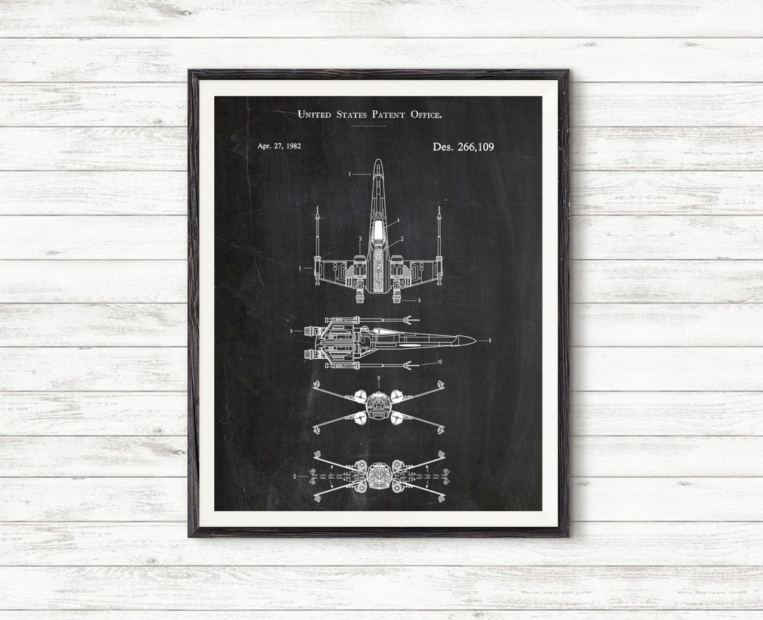 Star Wars Inspired Poster, X-wing Print #P106 - Etsy