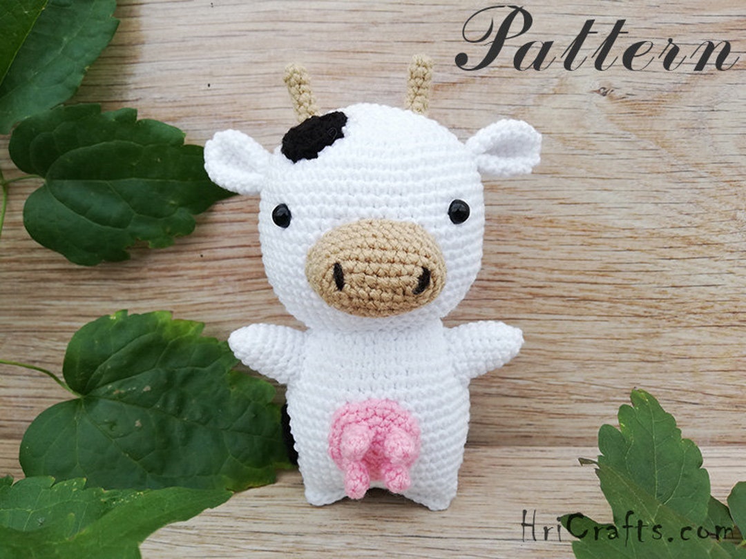 Pattern Crochet Cow, Amigurumi Cow, PDF, Instant Download, Crochet ...