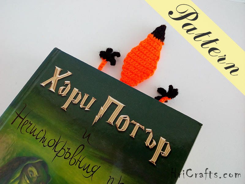 Fox Bookmark Crochet Pattern, Amigurumi Fox, Crochet Fox, Fox Pattern ...