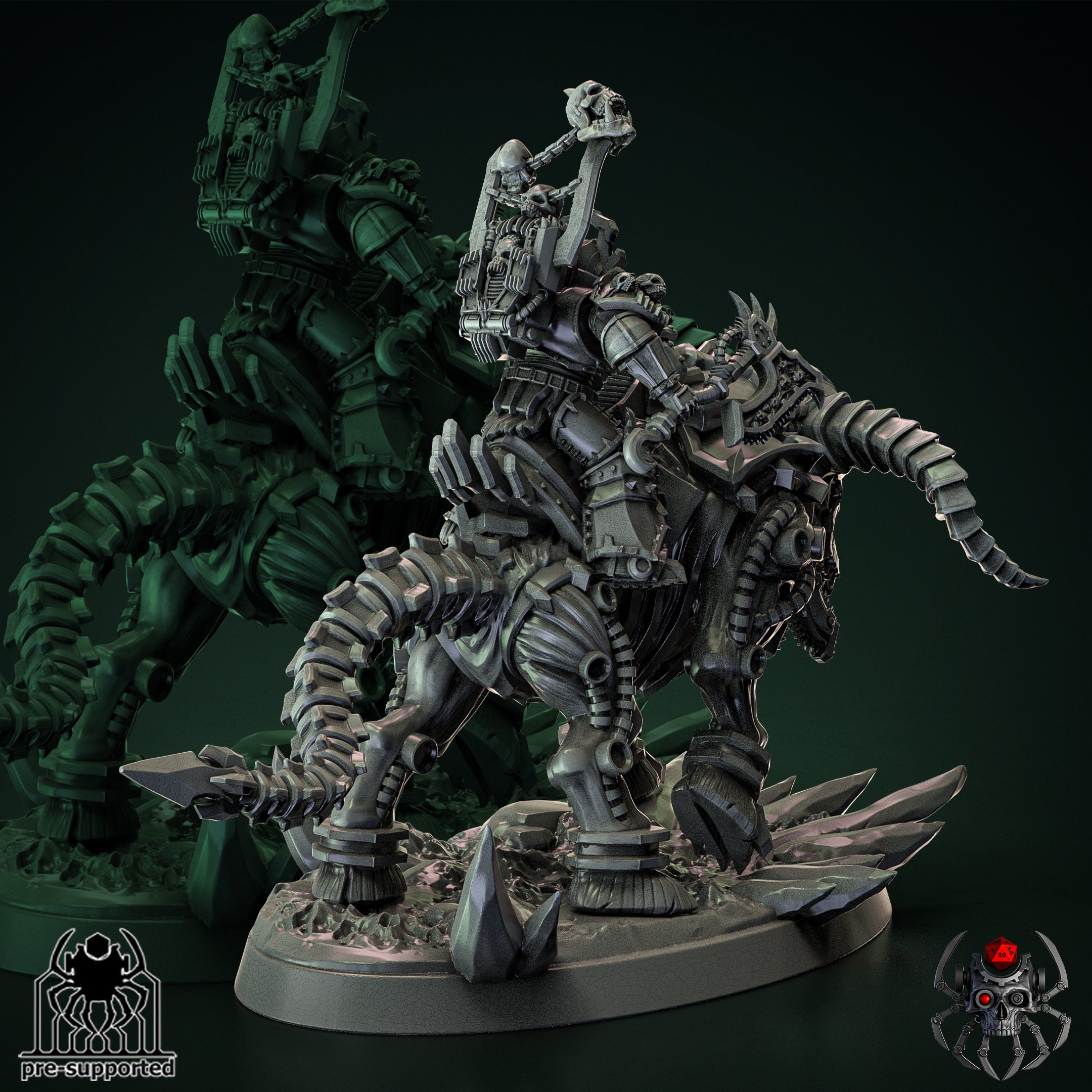 Lord on Cyborg Bull OPR Planet Consumers 3d Printed Proxy - Etsy