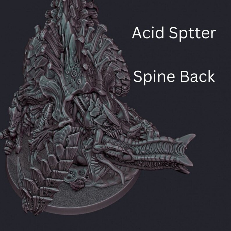 OPR Alien Hives Terror Cannon Rex Proxy, Space Bugs of Death 3d Printed ...