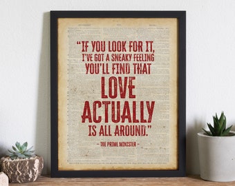 Love Actually Poster Print - Etsy