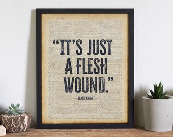 Just a Flesh Wound - Etsy