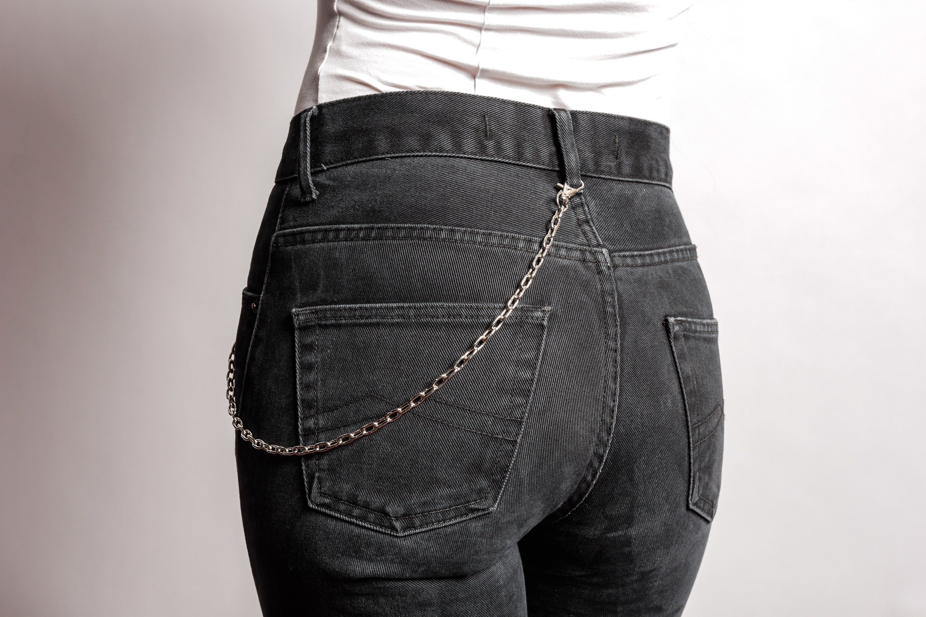 Wallet Chain for Pants Key Chain Simple and Minimalistic | Etsy