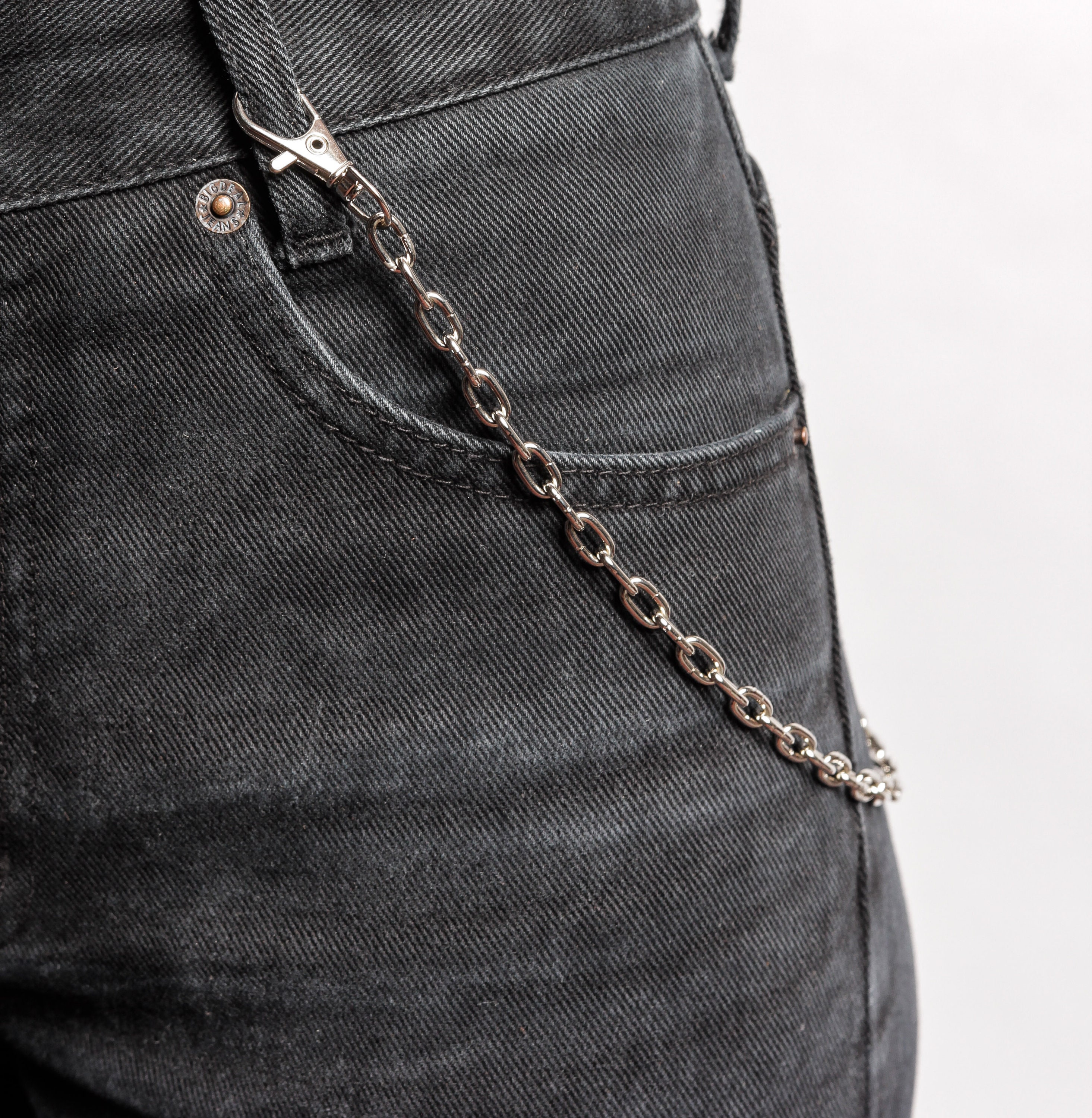 Wallet Chain for Pants Key Chain Simple and Minimalistic | Etsy