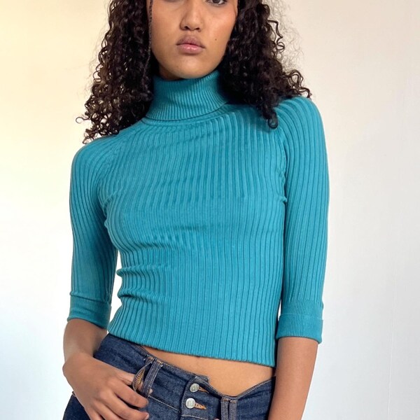 Y2k Turtleneck - Etsy